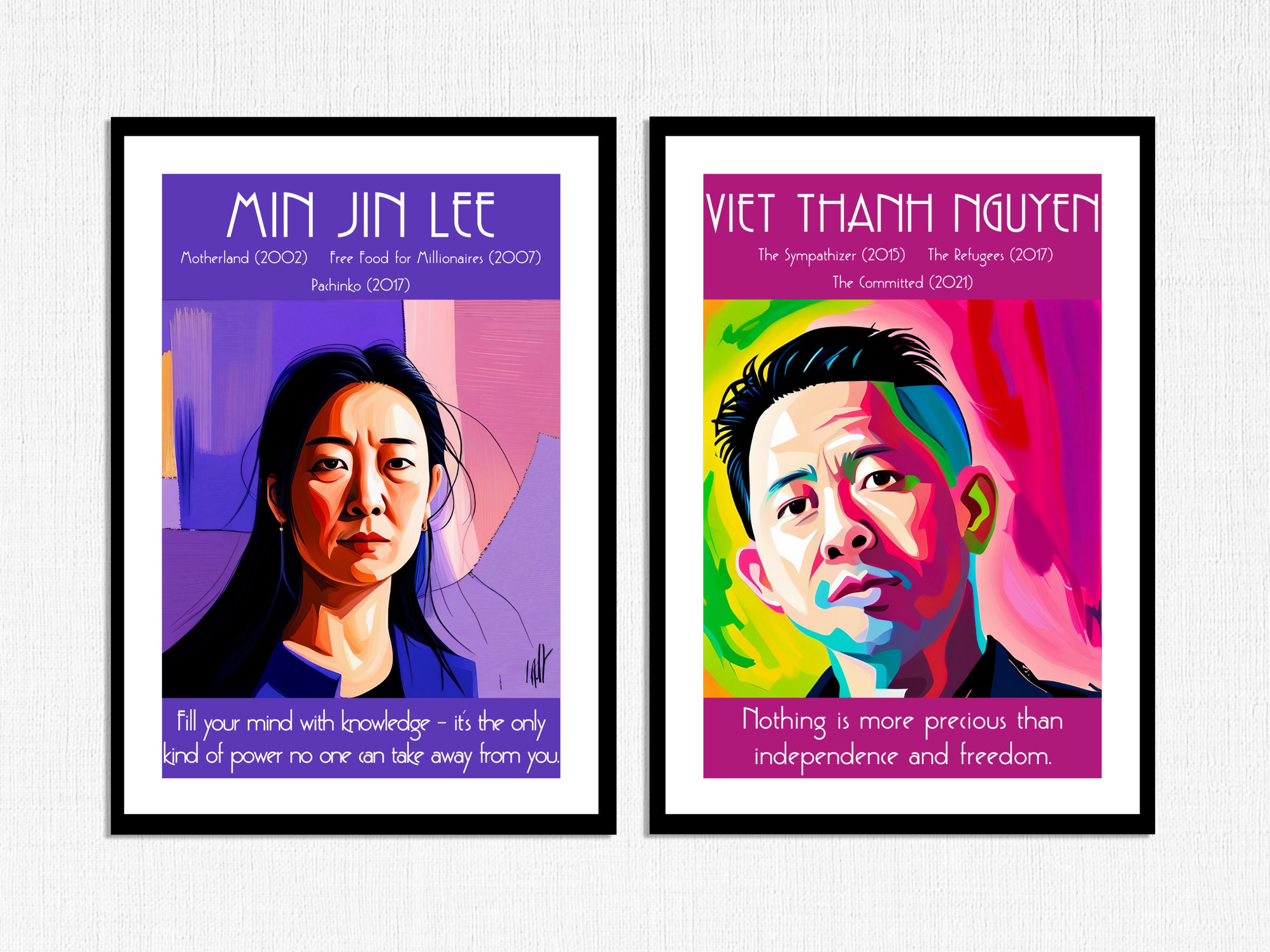 Asian Pacific Islander Heritage Month Posters: Famous Asian Authors ...