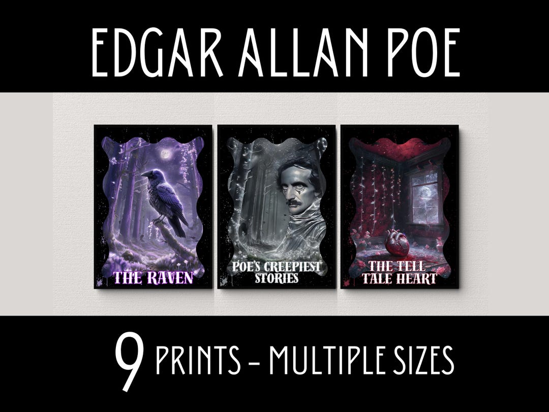 Edgar Allan Poe Posters, Halloween High School Classroom Posters ...