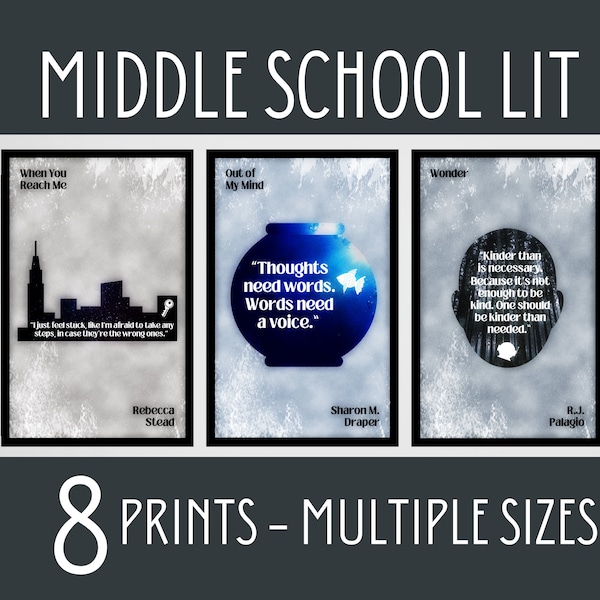 Literature Posters - Etsy