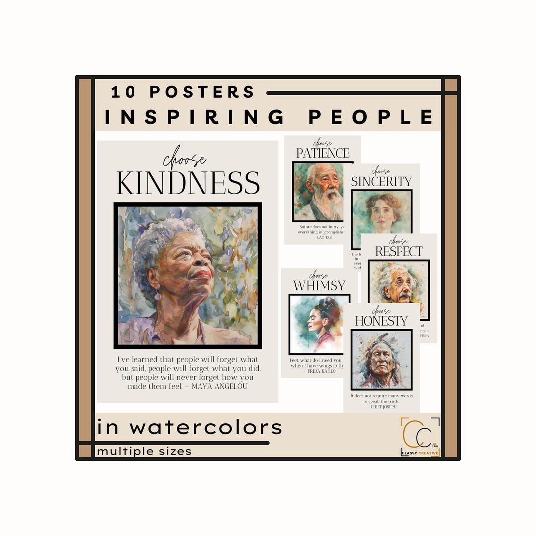 Inspirational Quotes Posters: Inspiring Leaders Authors Scientists ...