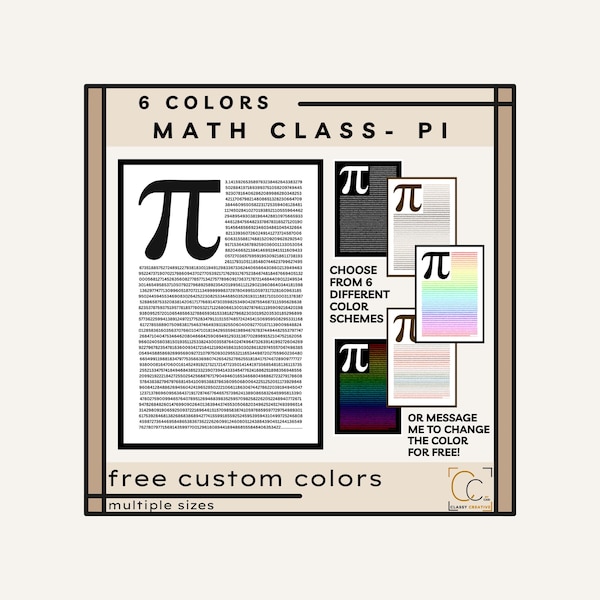 Pi Day Posters - Etsy