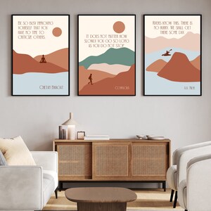 Boho Growth Mindset Posters: Inspirational Middle School Classroom ...