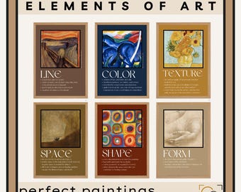 Elements of Art Posters - Etsy