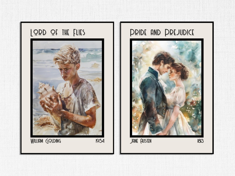 Classic Literature Poster Bundle: High School English Classroom Decor ...