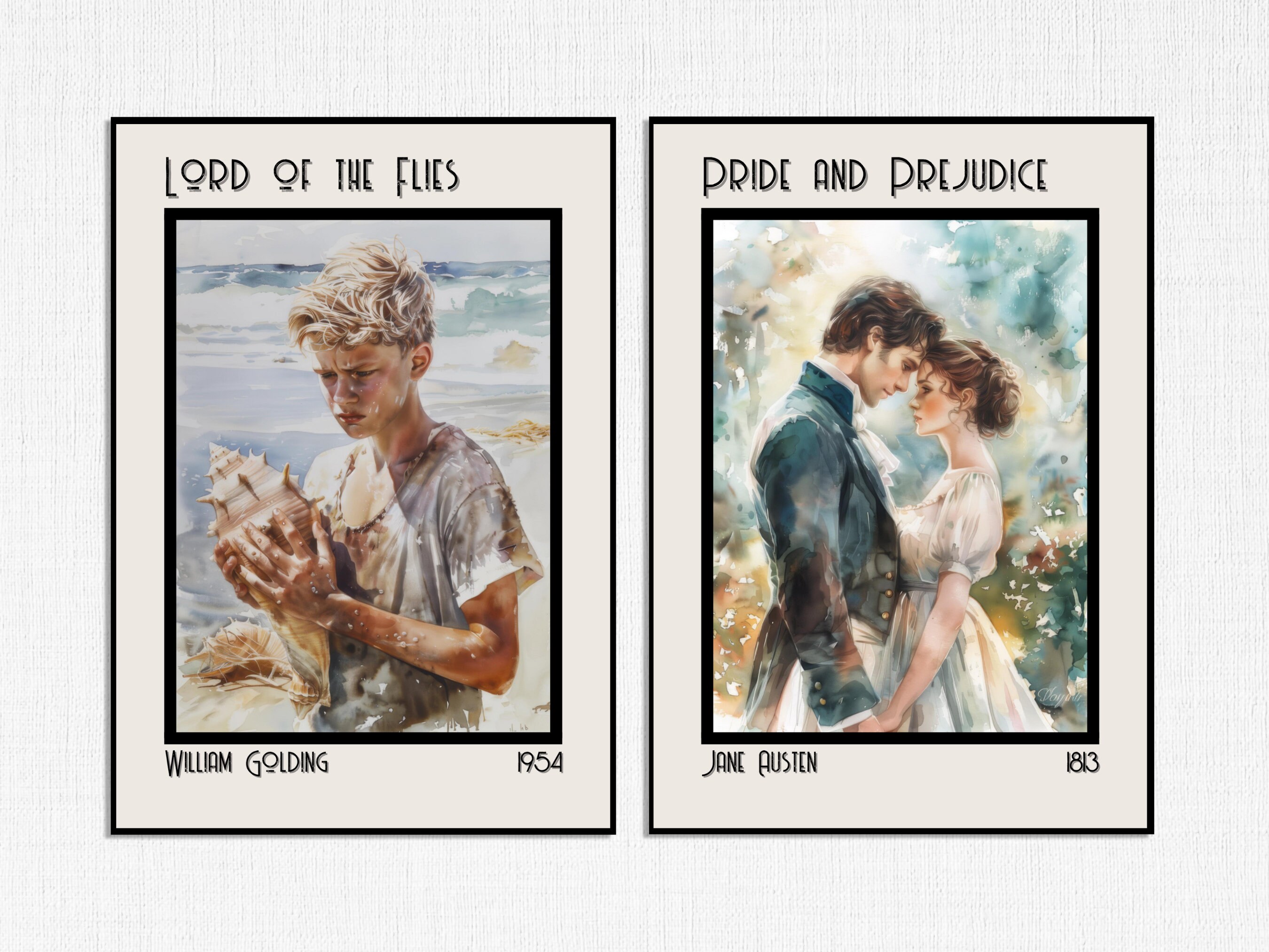 Classic Literature Posters: High School English Classroom Decor ...