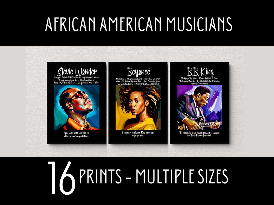 Black History Month Posters, African American Musicians, Black Singers ...