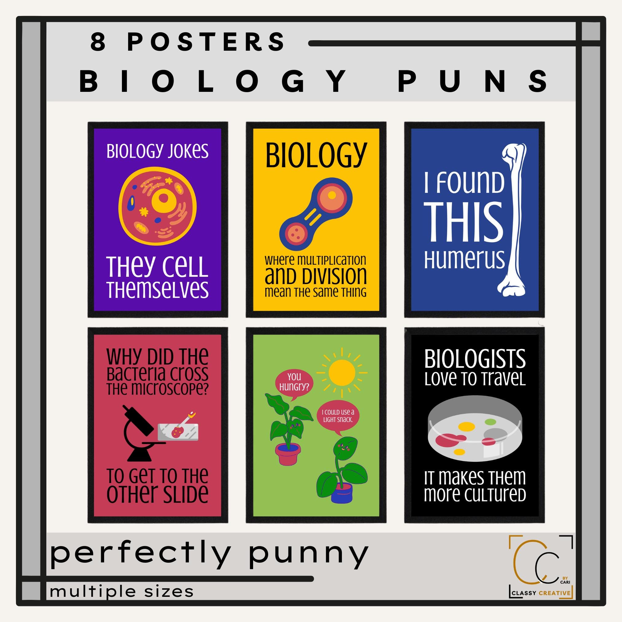 Kule Biologi Plakater Biology Poster Etsy Nederland