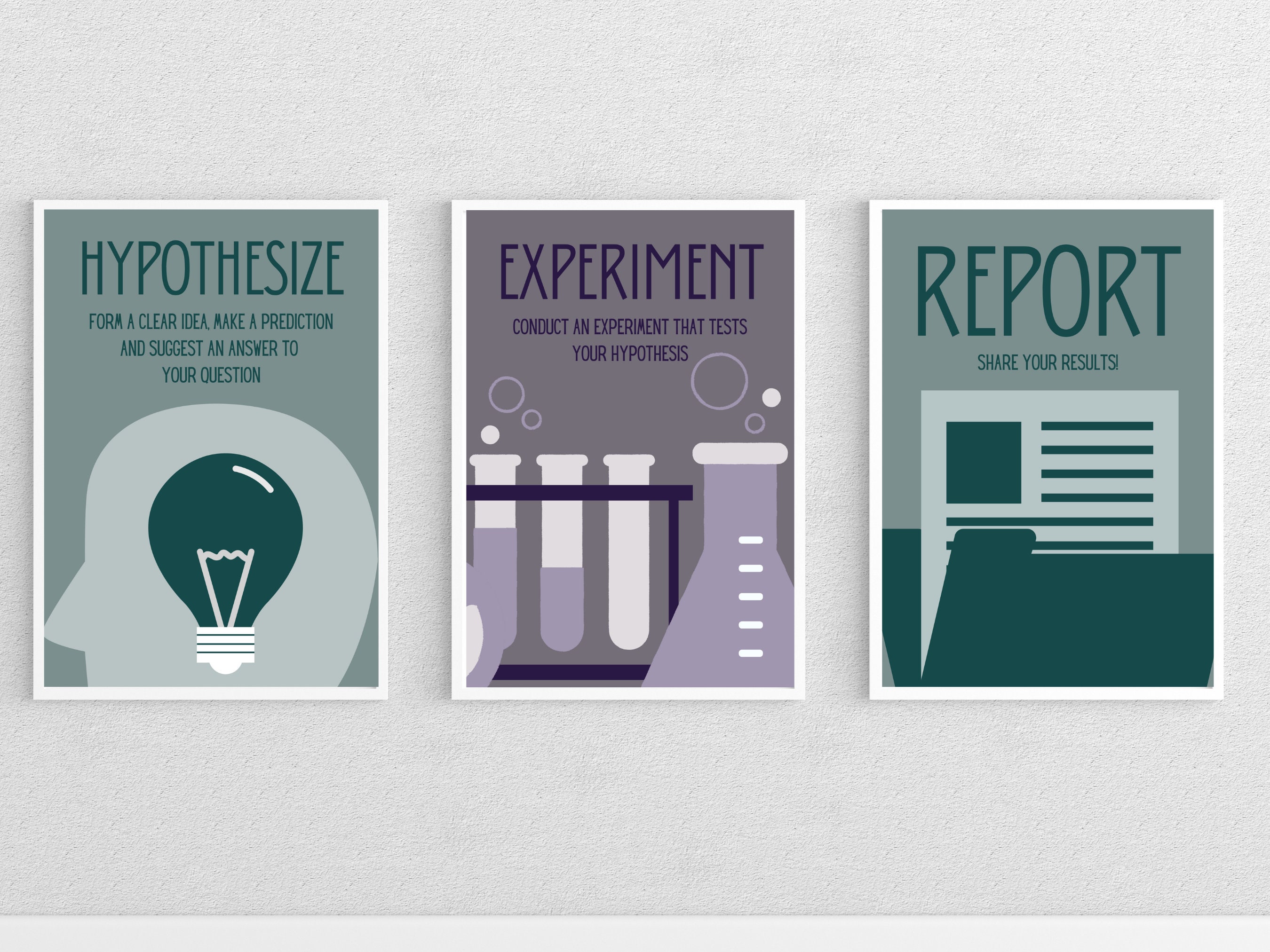Scientific Method Posters: Elementary Science Classroom Decor ...