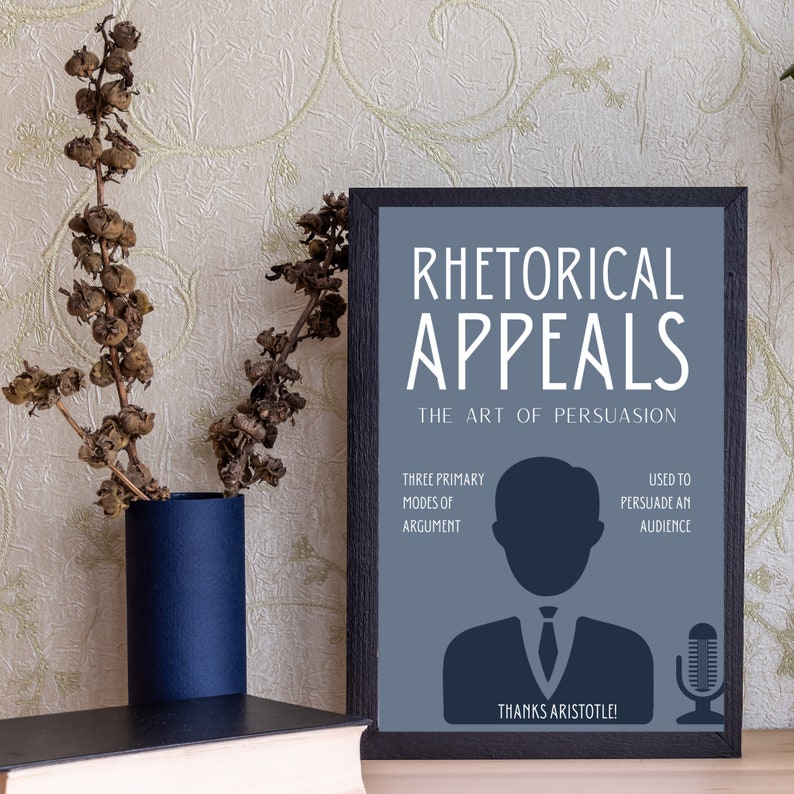 Ethos Pathos Logos Posters Rhetorical Appeals Posters - Etsy UK