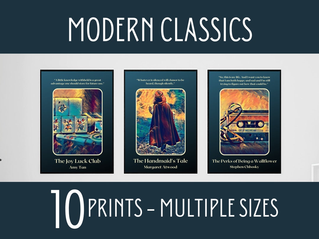 Modern Literature Posters, Library Posters, English Classroom Decor ...
