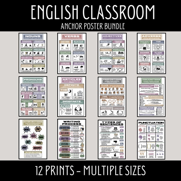 English Classroom - Etsy