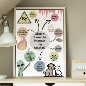 Classroom Rules Poster Classroom Behaviour Middle School Behaviour ...