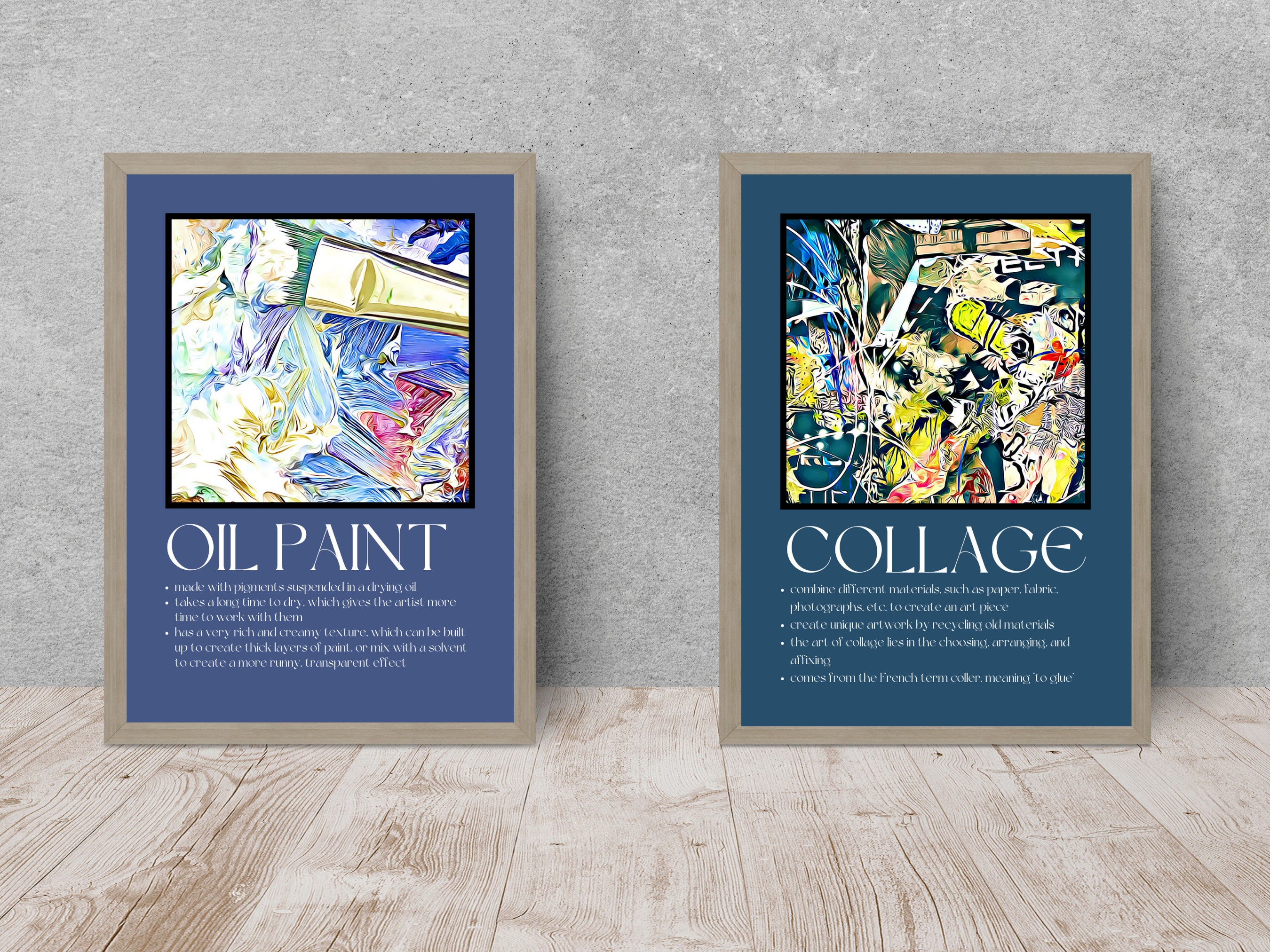 Art Mediums Classroom Poster: High School Art Classroom Decor Sculpture ...