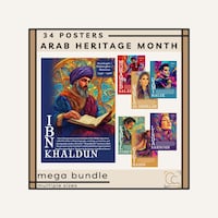 Arab American Heritage Month Bundle, Bulletin Board Decor, Flag Theme ...