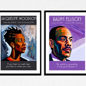 Black History Month Posters: African American Authors English Classroom ...