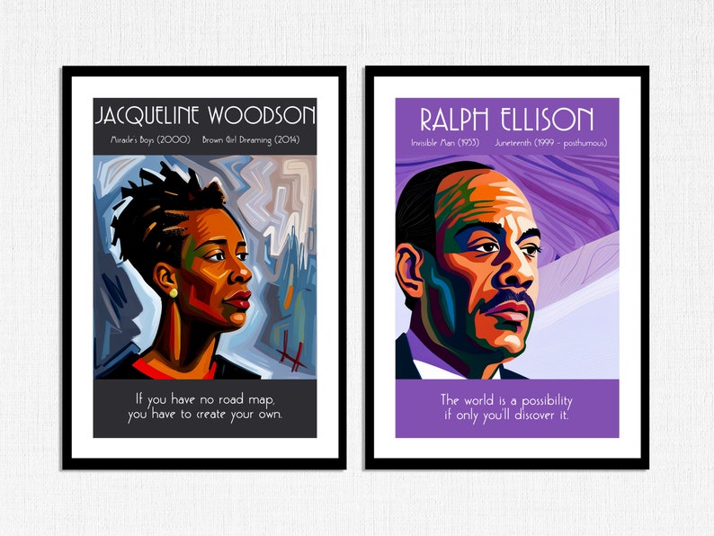 Black History Month Posters: African American Authors English Classroom ...