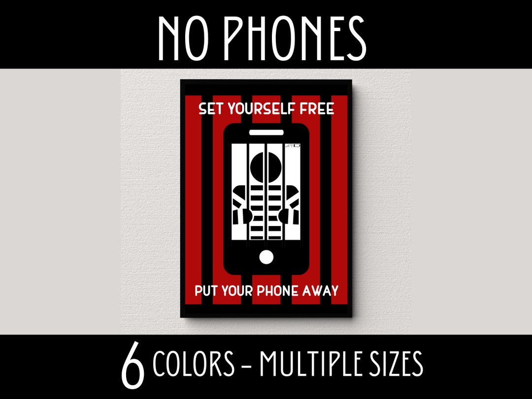Classroom Rules Posters, Classroom Management Decor, No Phones Poster ...