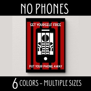 Classroom Rules Posters, Classroom Management Decor, No Phones Poster ...