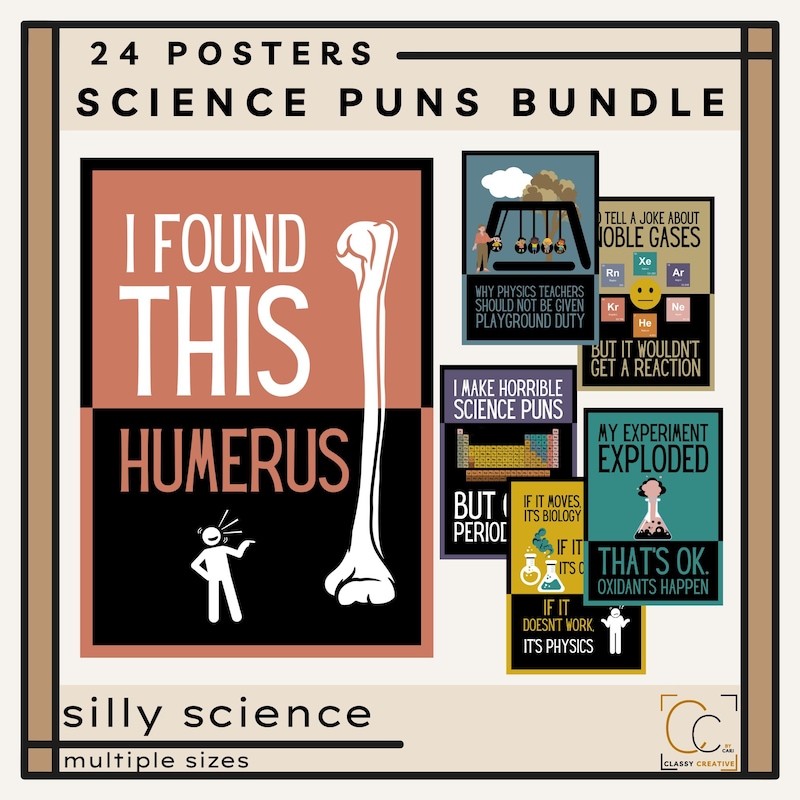 Science Pun - Etsy
