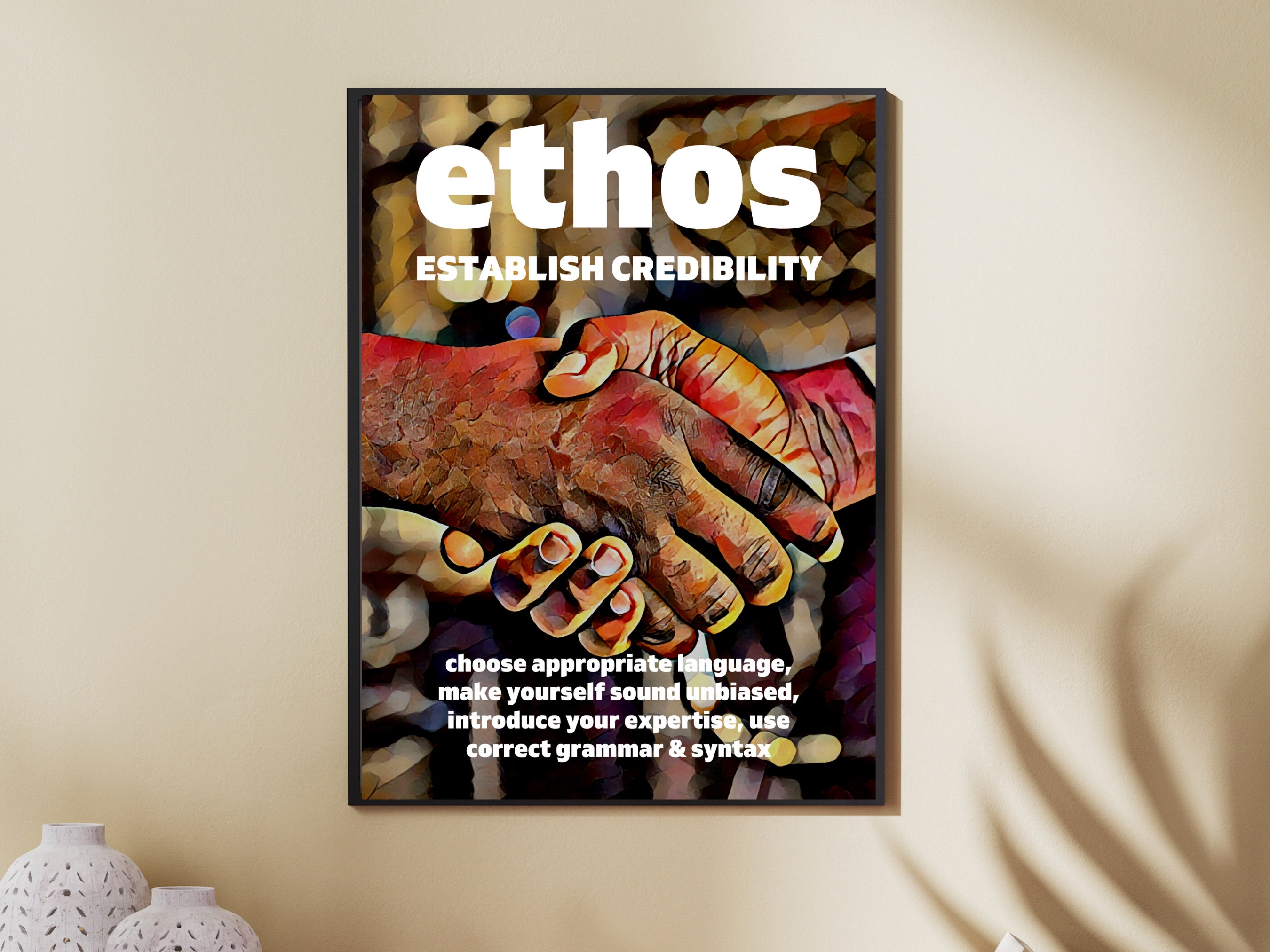 Ethos Pathos Logos Kairos Poster Set: Rhetorical Appeals AP English ...
