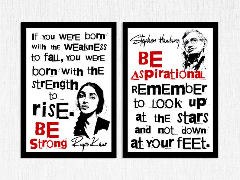 Inspirational Quotes Posters: Inspiring Famous People Quotations Famous ...