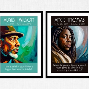Black History Month Posters: African American Authors English Classroom ...
