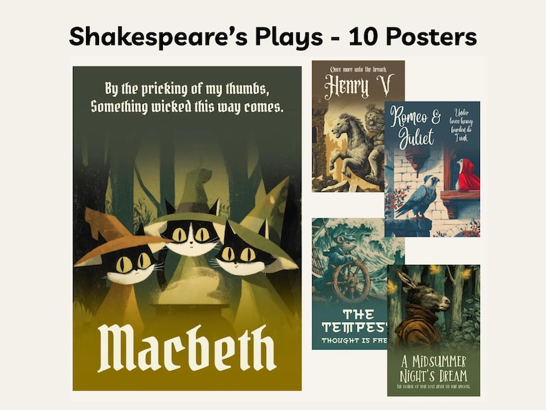 Funny English Classroom Poster Bundle: Literary Genres & Terms, Story ...