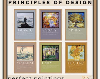 Elements of Art Posters - Etsy