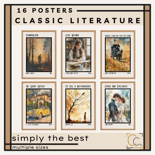 Literature Print - Etsy