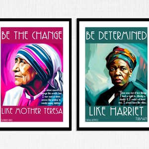 Women's History Month Posters: Famous Female Leaders, Inspiring Role ...
