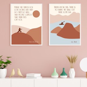 Boho Growth Mindset Posters, Inspirational High School Classroom Decor ...