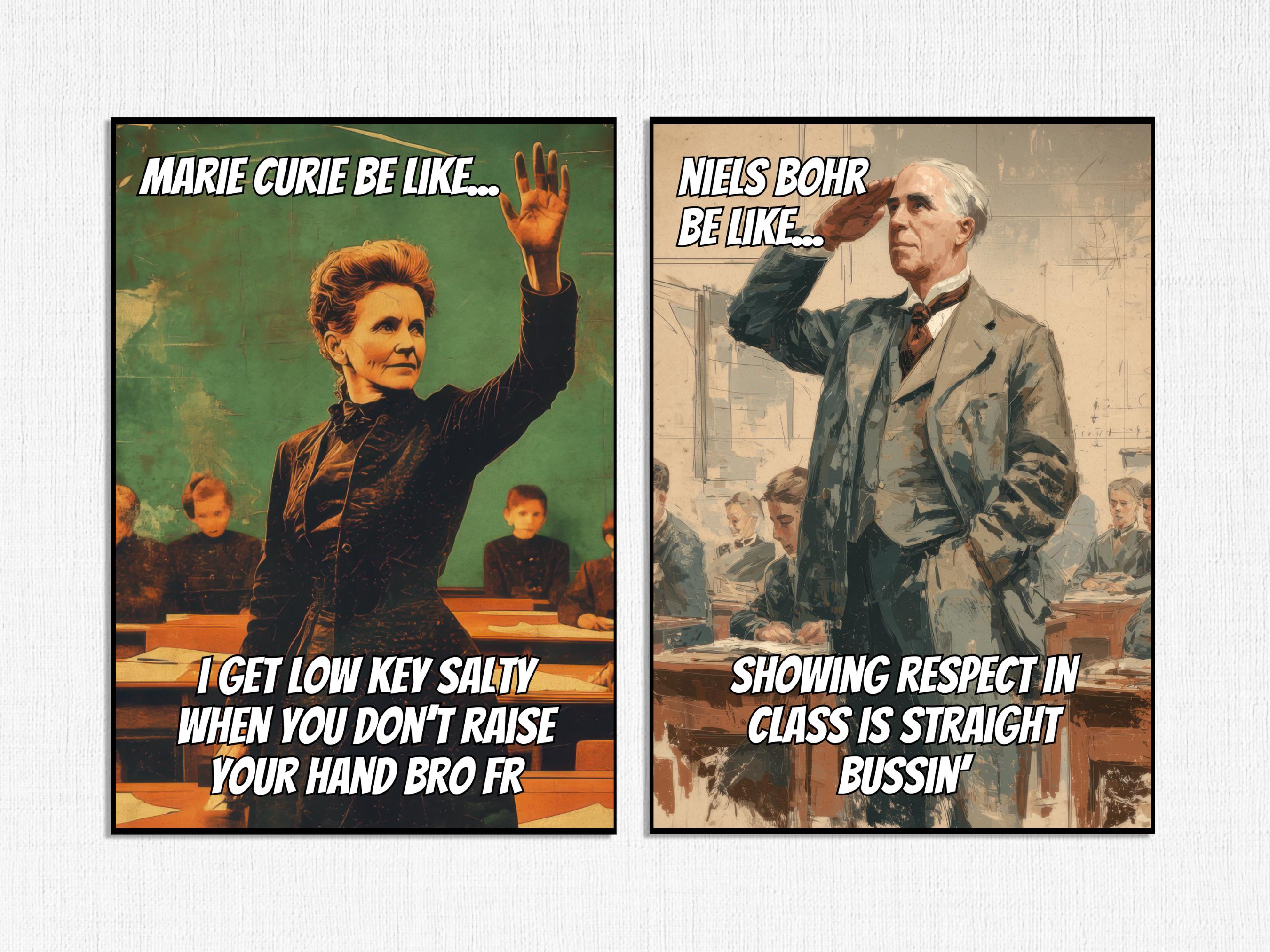 Science Classroom Rules Posters: Funny Gen Alpha Classroom Rules Famous ...