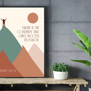 Boho Growth Mindset Posters, Inspirational High School Classroom Decor ...