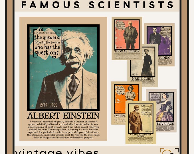 Famous Scientist Classroom Poster Set, Science Classroom Décor, Women ...