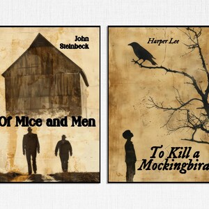 Classic Literature Posters: High School English Classroom Decor Vintage ...