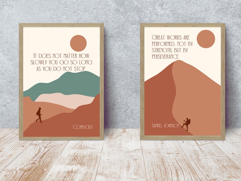 Boho Growth Mindset Posters: Inspirational Middle School Classroom ...