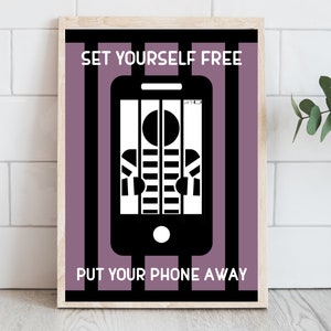 Classroom Rules Posters Classroom Management Decor No Phones Poster ...