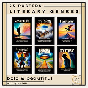 English Classroom Poster Bundle High School English Class Bulletin ...