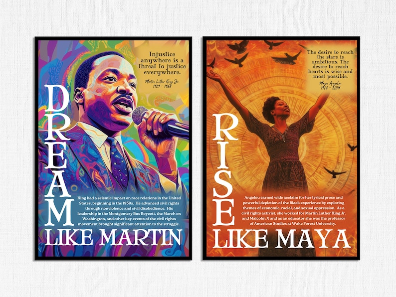 Black History Month Poster Bundle: African American Leaders Authors ...