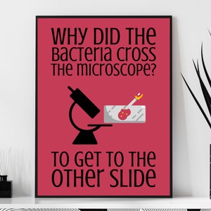 Biology Puns Science Classroom Decor Middle School Science Posters High ...