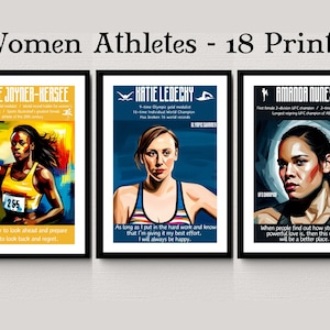 Women's History Month Poster Bundle: Famous Female Leaders Authors ...