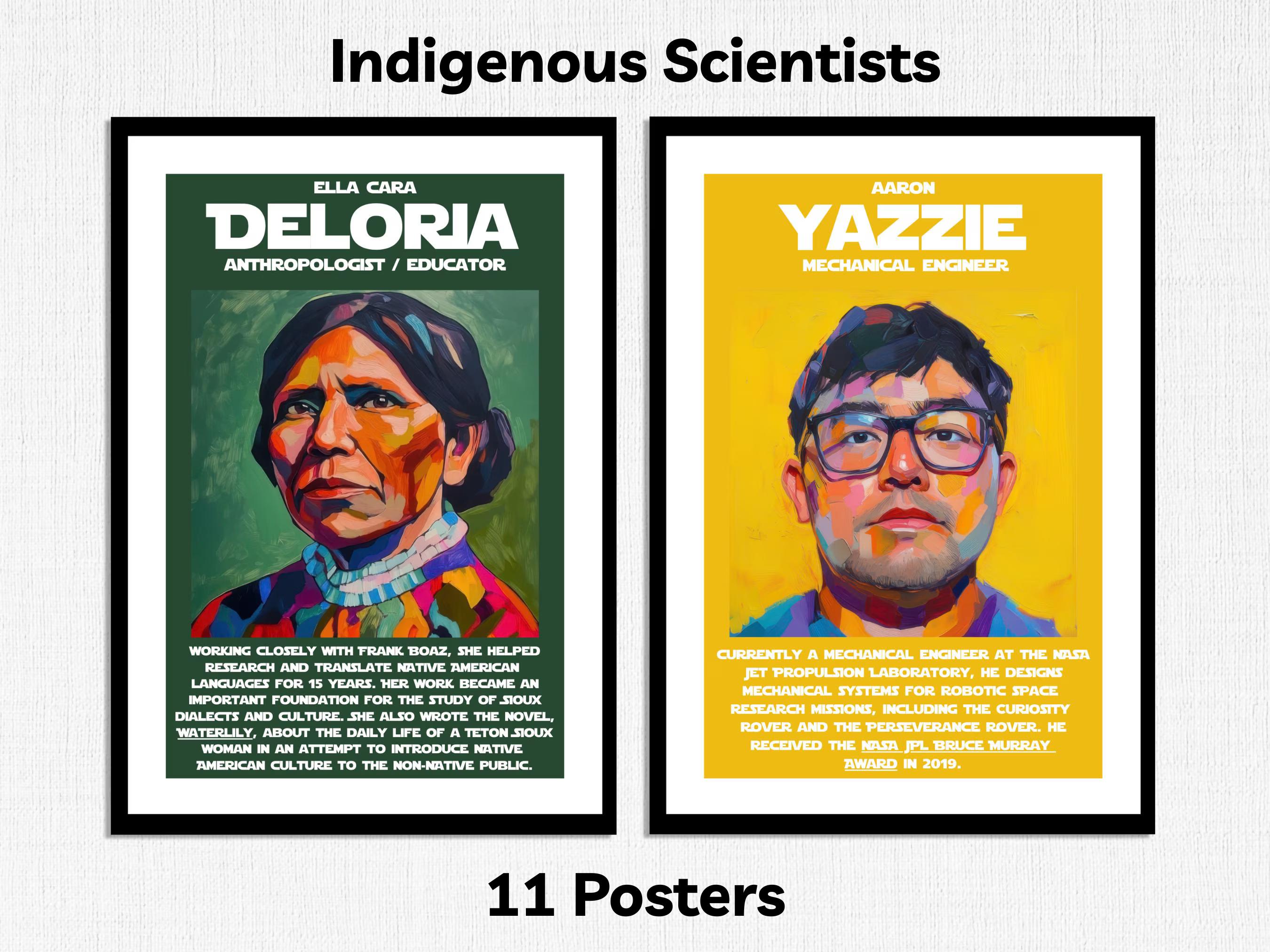 Inspirational Scientists Poster Bundle: Science Classroom Decor Black ...