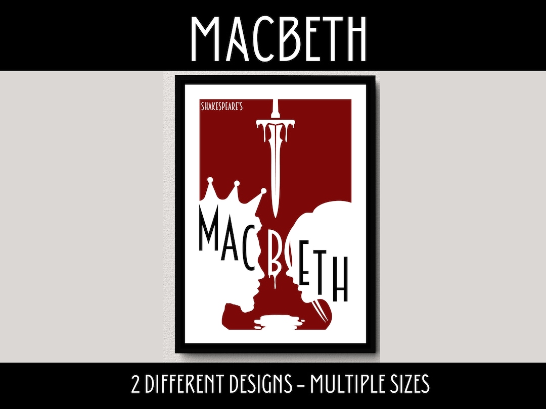 Macbeth Title Poster, High School English Classroom Posters ...