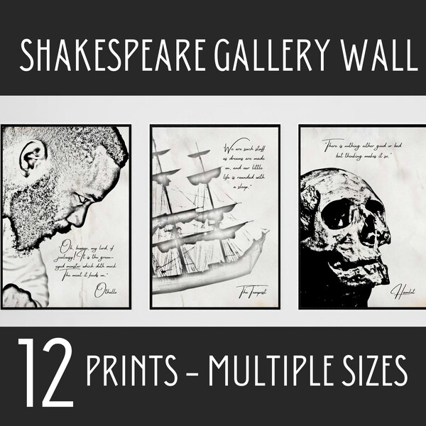 Shakespeare Poster - Etsy