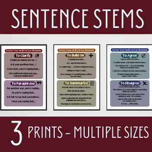 Sentence Stems, Transition Words, Class Discussions, English Classroom ...
