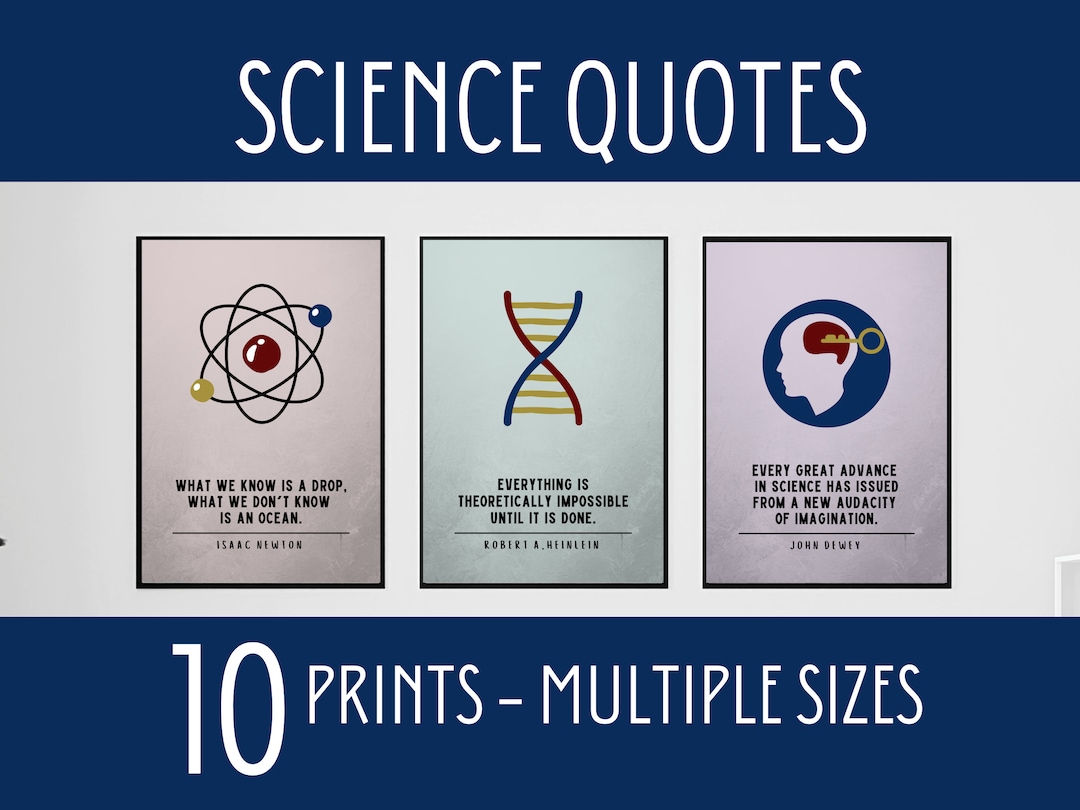 Science Classroom Decor, Science Posters, Scientist Quotes, High School ...