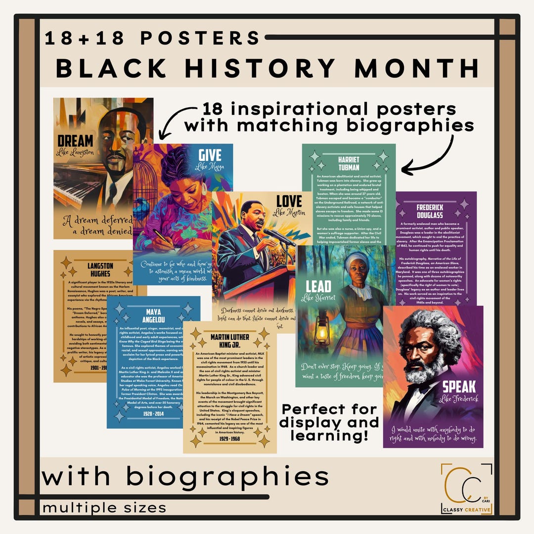 Black History Month Bulletin Board Diverse Classroom Decor African ...