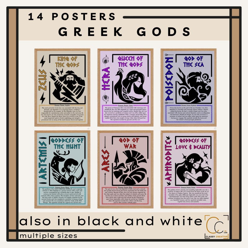 Greek Gods - Etsy