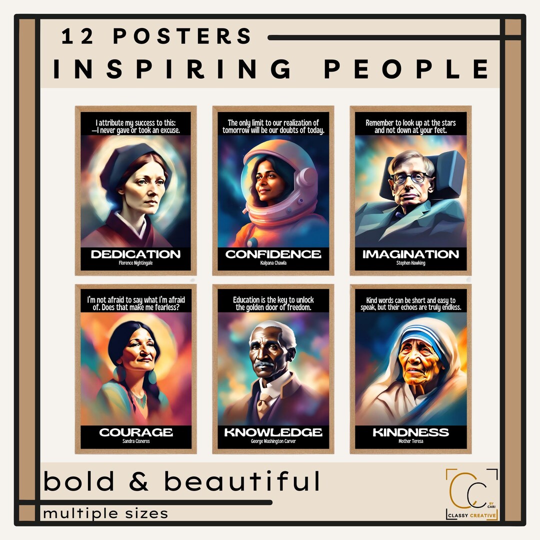 Inspirational People Posters Inspirational Quotes Inspiring High School ...