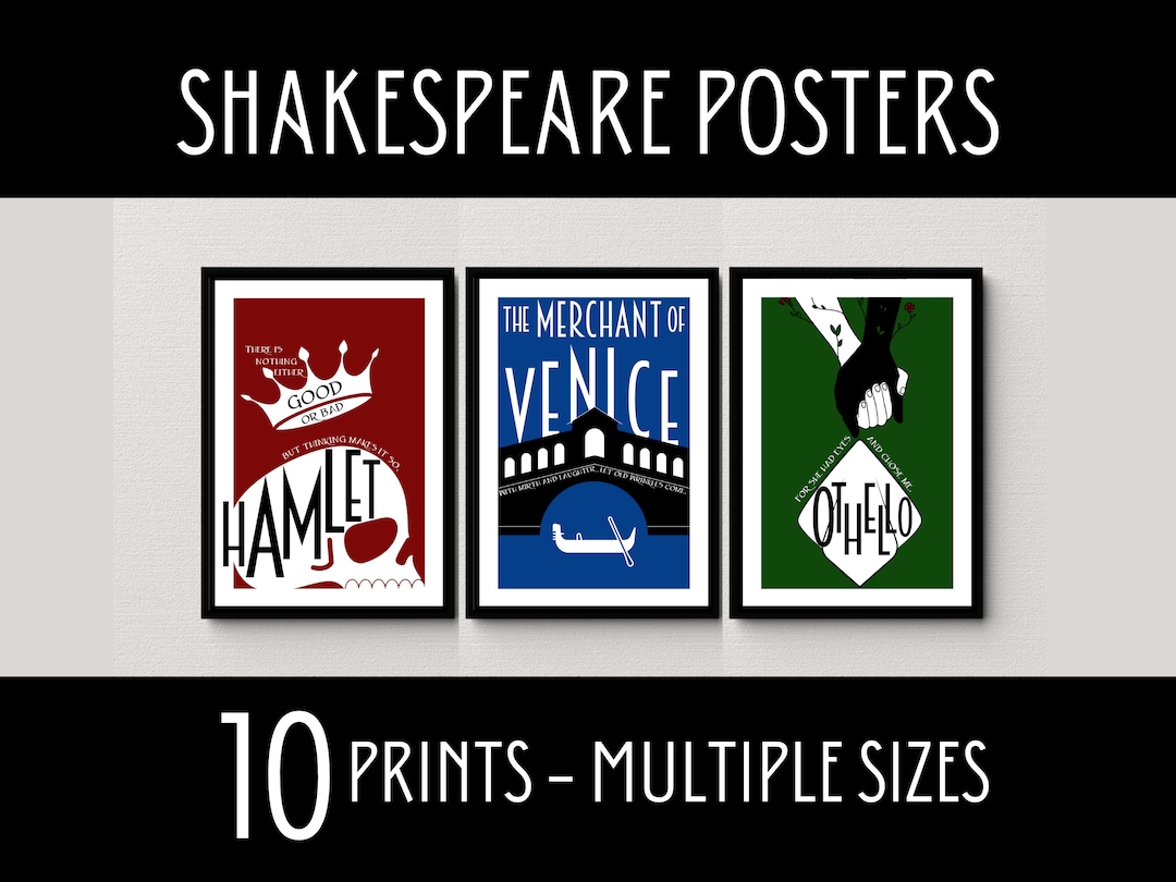 Shakespeare Movie Posters, Shakespeare Gallery Wall, English Classroom ...